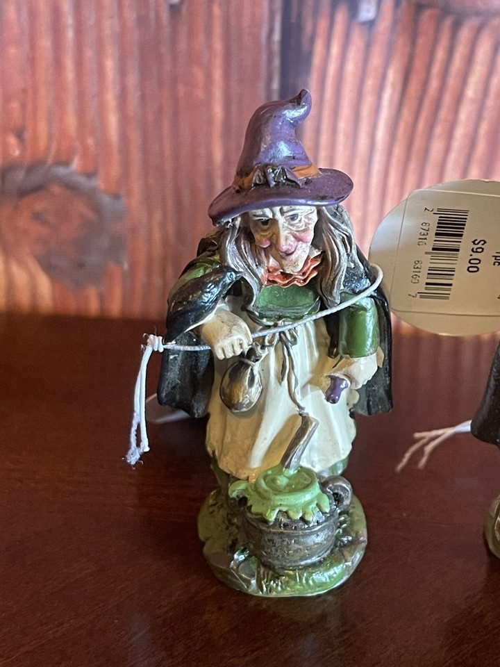 Set of 3 Miniature Witches 3" Great Halloween Decoration Halloween ...