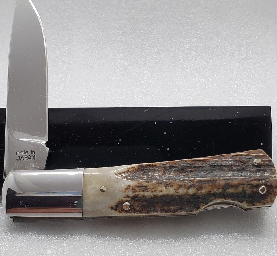A G RUSSEL #4624 Stag Bullet LockBack Folding Pocket Knife. Mint | eBay