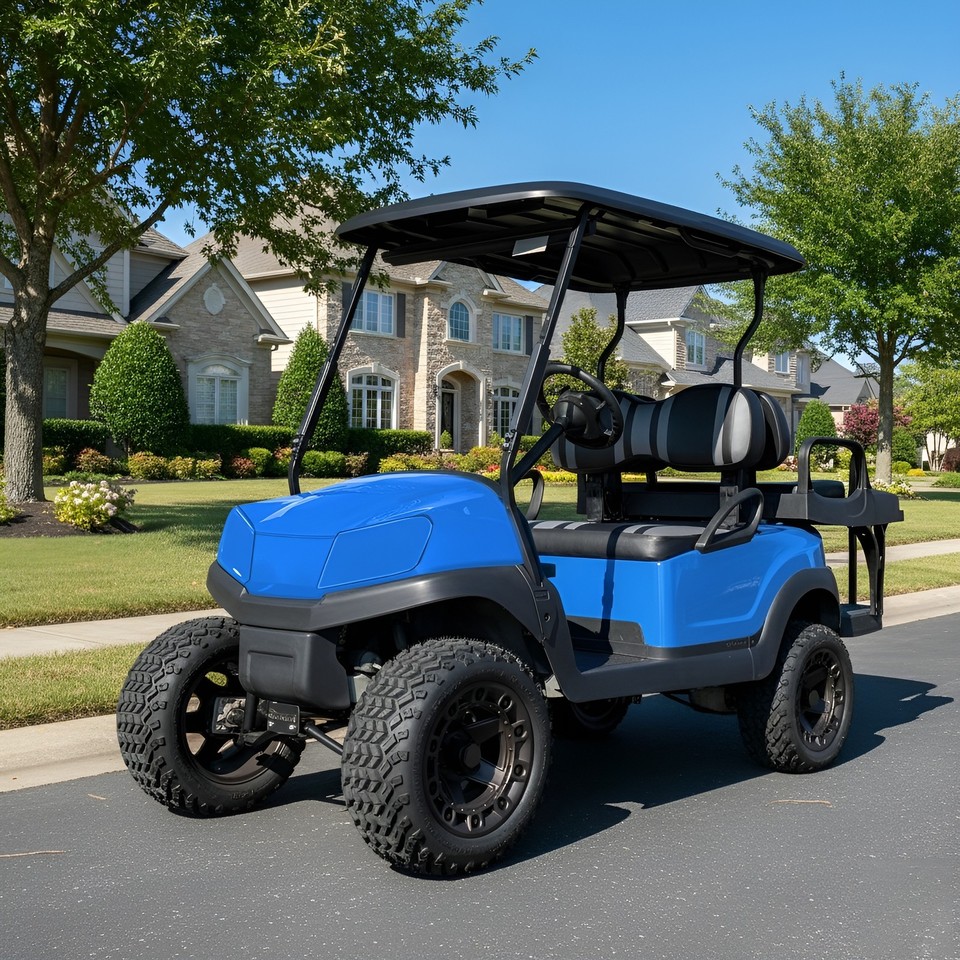 VIP Body Kit for Club Car Tempo Golf Cart 2018-up | Capri Blue Metallic ...