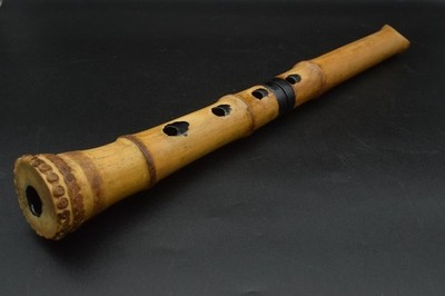 Japanese antique Vintage Shakuhachi Flute Instrument length 48.0cm ...
