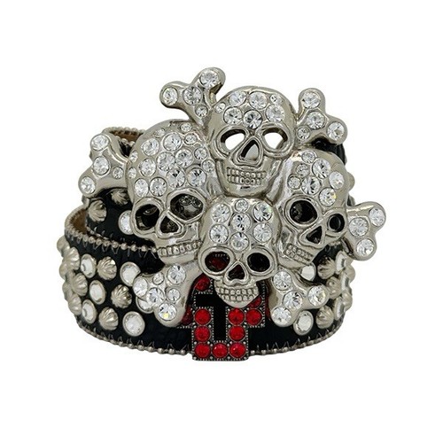 BB Simon Belt Red Skull 100% Authentic Size 28 - 44 | eBay