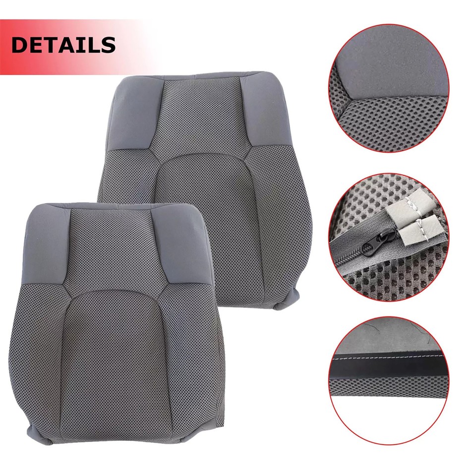 Driver&Passenger Side Cloth Seat Cover For Nissan Frontier 05-19 4pcs ...