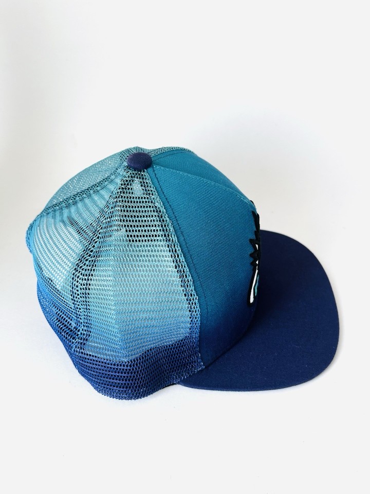 Yo! MTV Raps Trucker Hat Adjustable Snapback Cap Blue | eBay