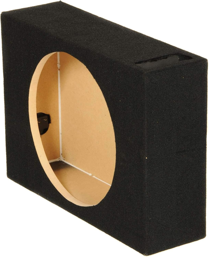 Shallow Vented Subwoofer Enclosure, Single 10 Inch Car Audio Sub ...
