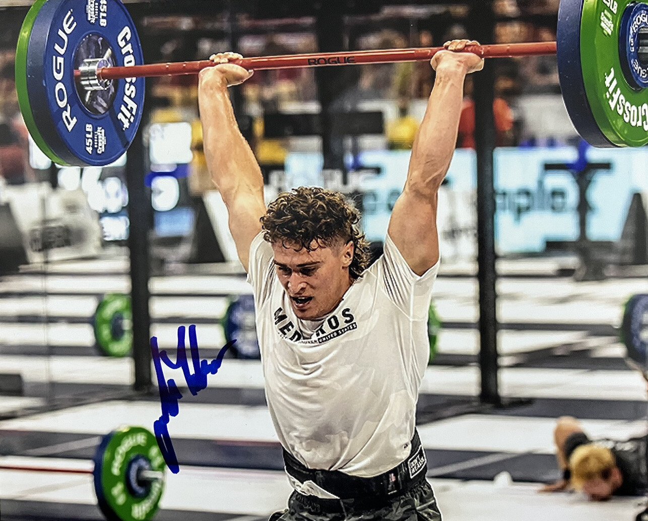 JUSTIN MEDEIROS HAND SIGNED 8x10 PHOTO CROSSFIT GAMES BODYBUILDER ...