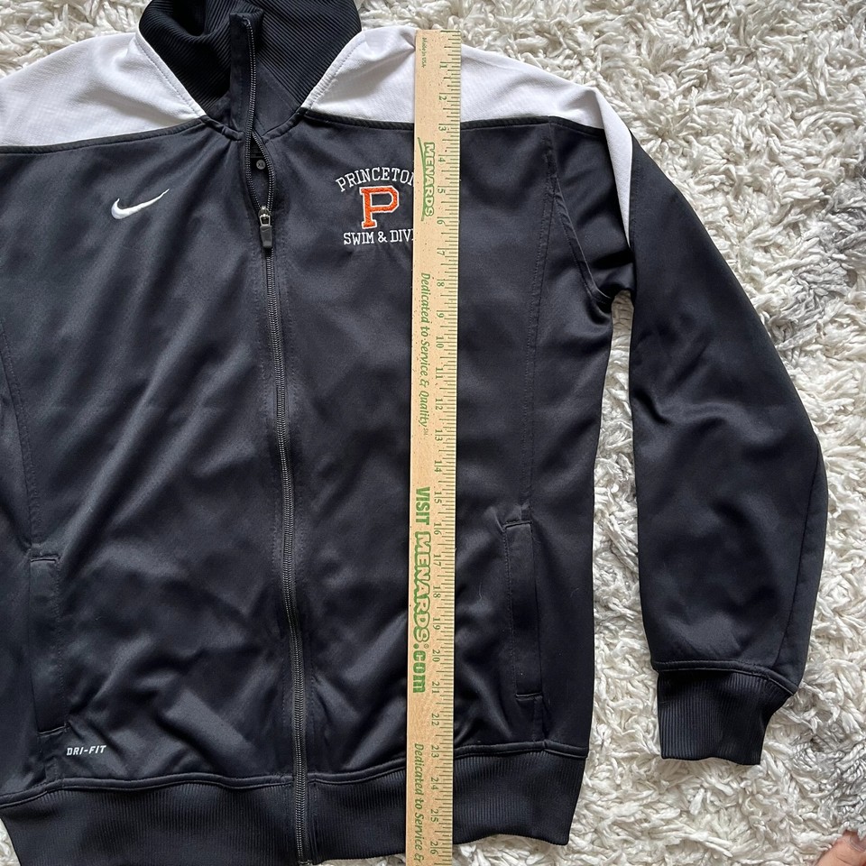 Princeton Tigers Nike Dri-Fit Jacket Zip Up Swim & Dive Women XL (16-18 ...