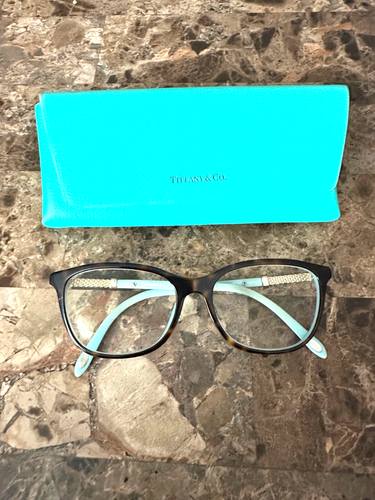 Tiffany & Co. TF 2116-B 8134 53/16 140 Women’s Tortoise/Teal Eyeglasses ...