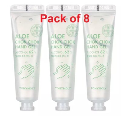 TONYMOLY Aloe Chok Chok Hand Gel 1.0 oz. (Pack of 8) Same Day Shipping ...