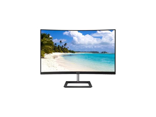 PHILIPS 272E1CA 27" Curved Frameless Monitor, Full HD 1080P, 100% sRGB ...