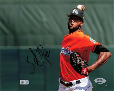 Sandy Alcantara signed 8x10 photo PSA/DNA Florida Marlins Autographed ...