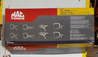 Mac Tools MLP8SET 8-Piece Locking Plier Set