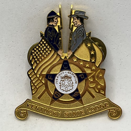 Kentucky Fraternal Order Of Police Officer Law Enforcement Enamel Lapel ...