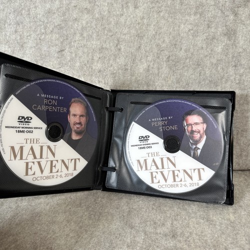 The 2018 Main Event DVD Perry Stone Mario Murillo Ron Carpenter | eBay