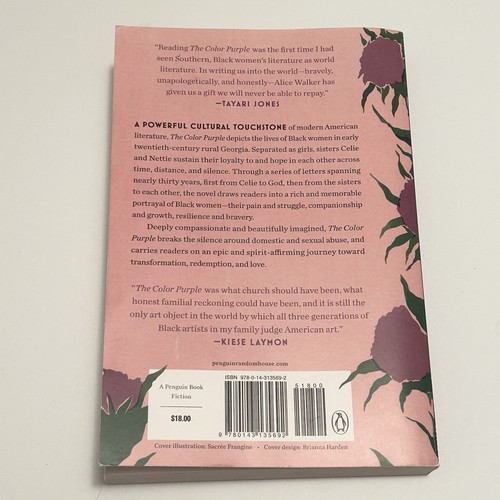 The Color Purple : A Novel by Alice Walker Paperback Book Pulitzer ...