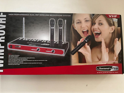 Jammin Pro Dual Channel VHF Wireless Microphone System - TWINPROVHF | eBay
