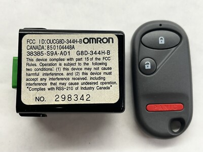 Honda Keyless Entry Module + 1 Remote Paired / Plug In Play Element ...