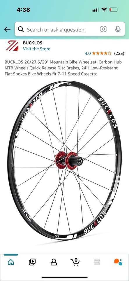 Bucklos MTB Rear Wheel, 29-inch. Note: Rear Wheel Only. | eBay