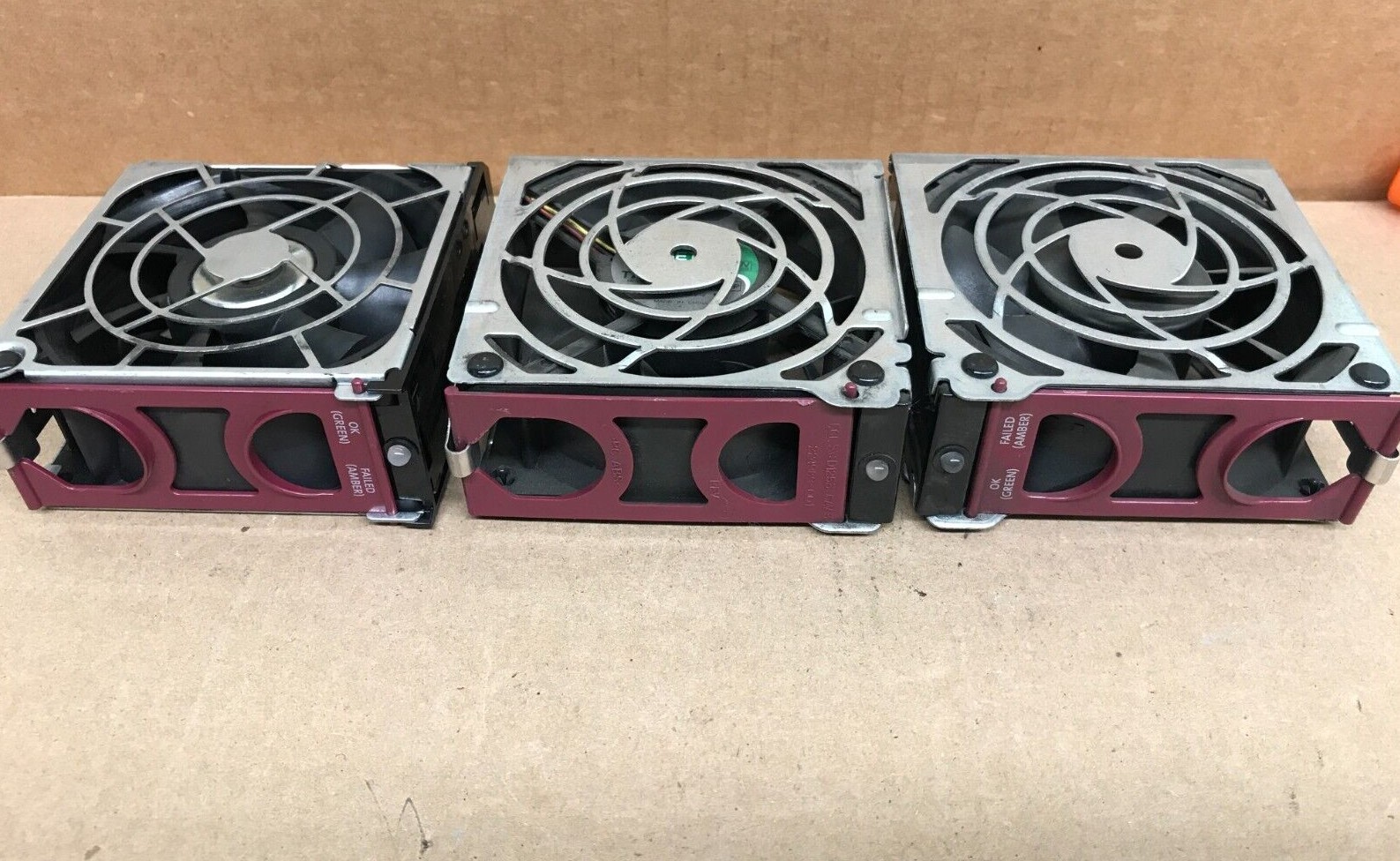 Lot of 3x HP ProLiant ML370 G4 Server Hot Swap Plug Case Cooling Fan ...