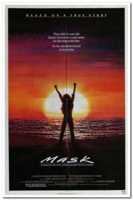 MASK - 1985 - original 27x41 movie poster - CHER, ERIC STOLTZ, SAM ...