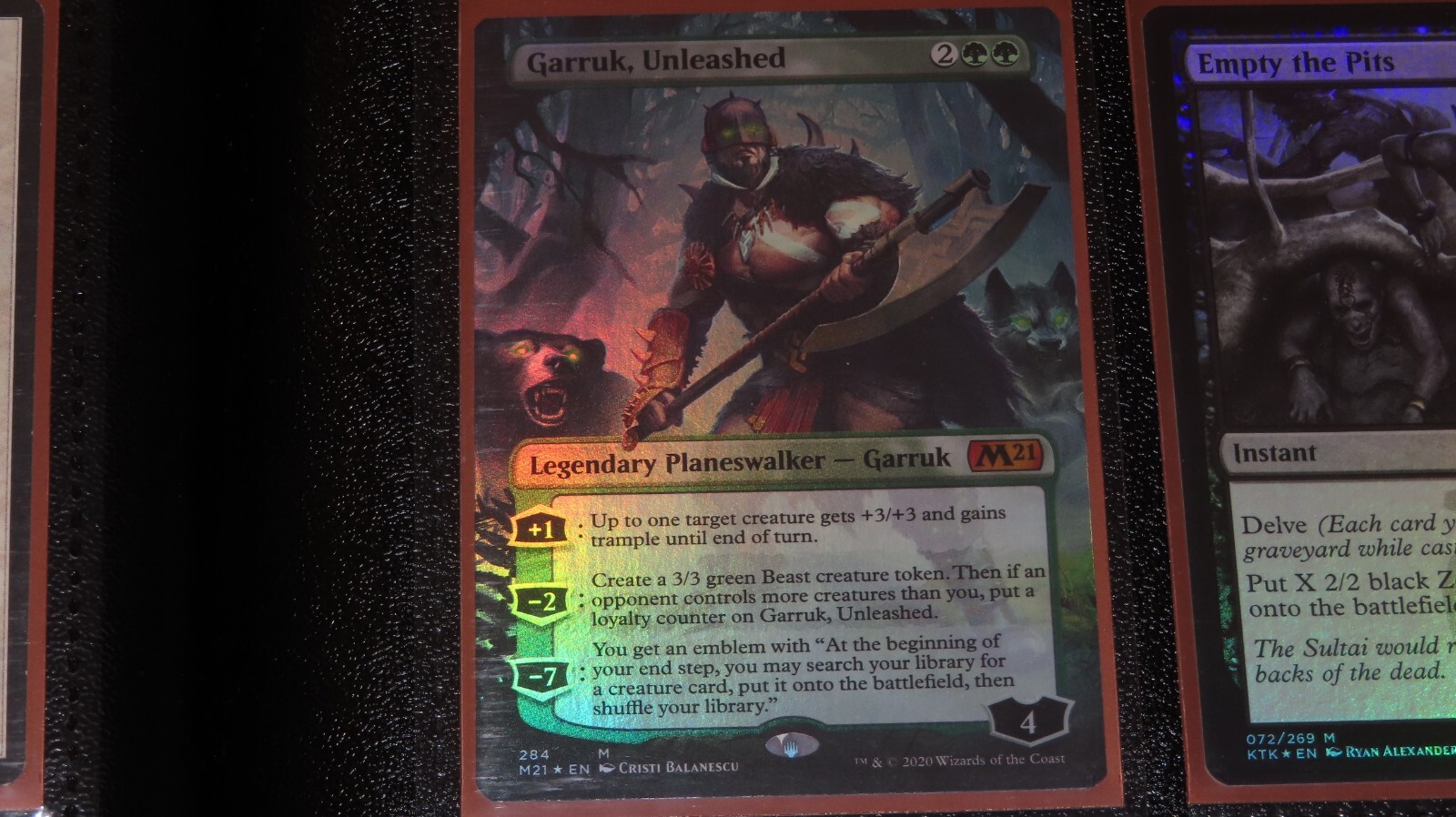 Garruk Unleashed FOIL + 10 Random Rares MTG Magic the Gathering Xmas ...