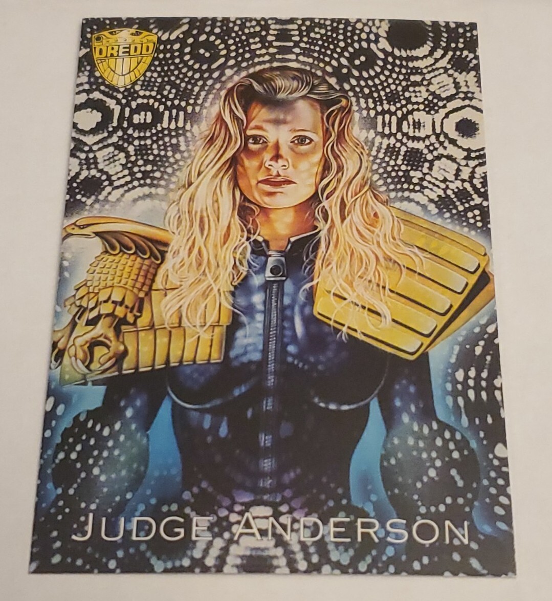 Judge Dredd Judge Anderson 1995 Proto Promo Card #2 Edge Entertainment ...