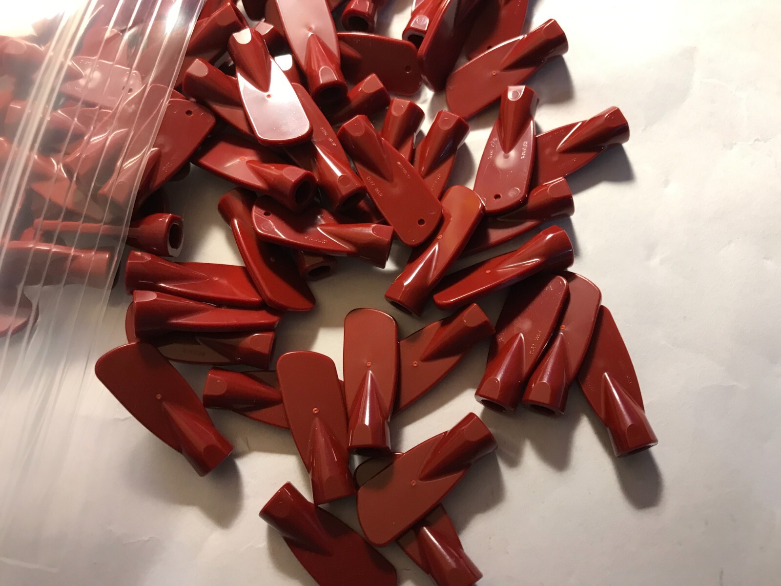 LEGO-NEW-#31990-DARK RED-OAR-PADDLE HEAD-FLOWER PETAL-25 PIECES | eBay