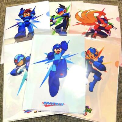 Megaman Rockman 35Th Anniversary Clear File Folder All 6 Types Complete ...