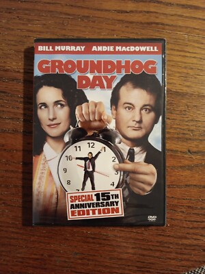 GROUNDHOG DAY (DVD, 1993) BILL MURRAY 15TH ANNIVERSARY ED.-SEALED ...