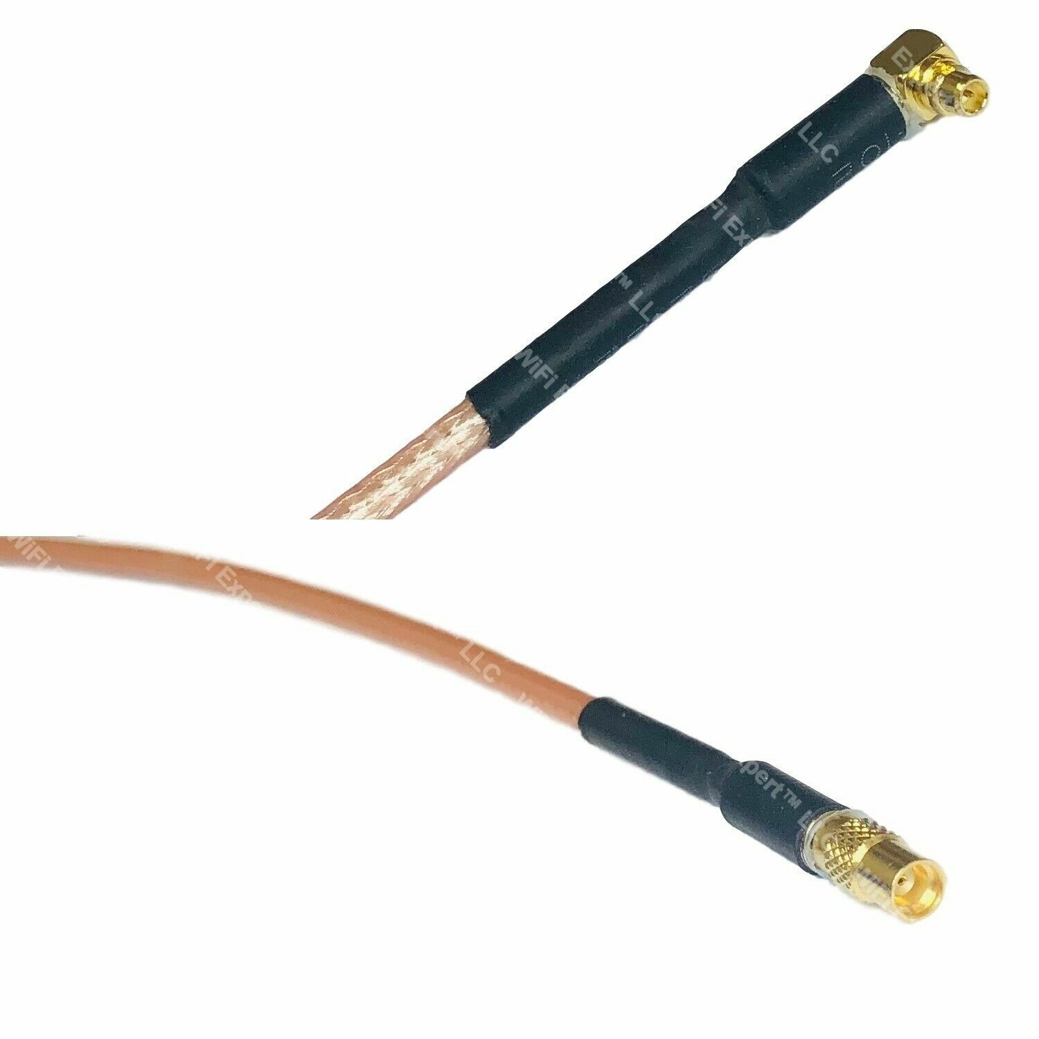 RG316DS MMCX MALE ANGLE to MMCX FEMALE Extension Coaxial RF Pigtail ...