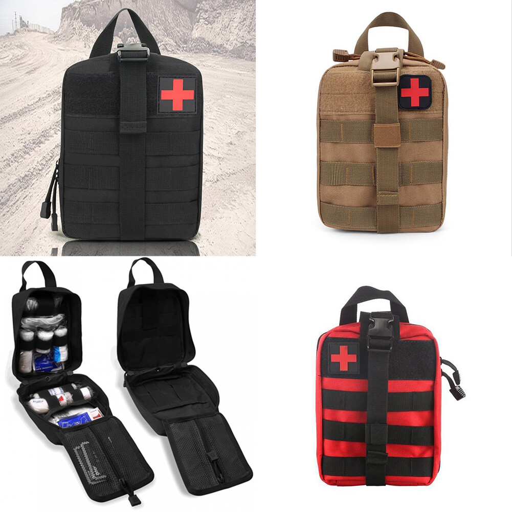 US 1 Pc Tactical Molle Pouch Medical First Aid Bag Military Emergency ...
