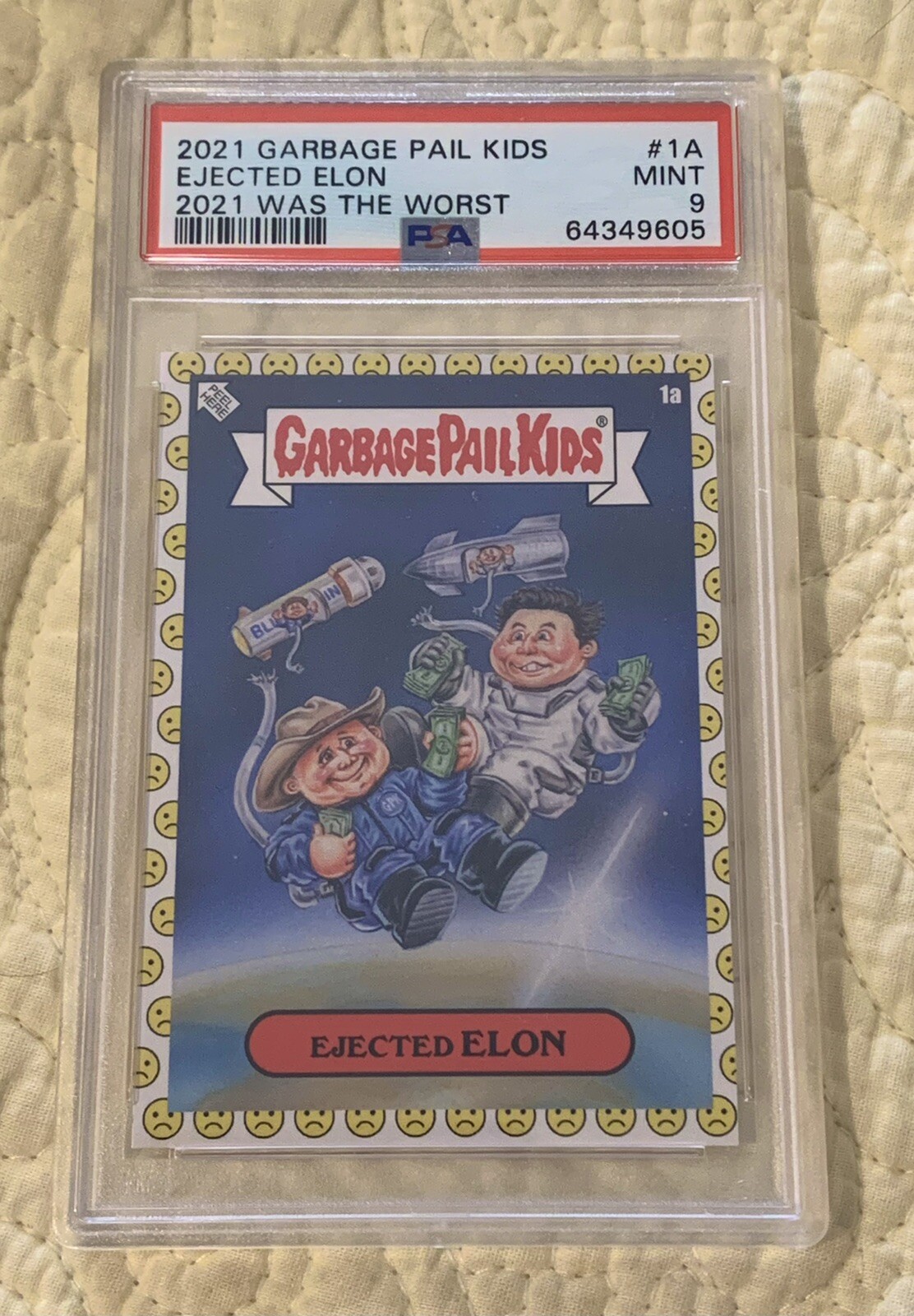 GPK 1a Ejected Elon 2021 Was the Worst Garbage Pail Kid 🙁Sad Face ...