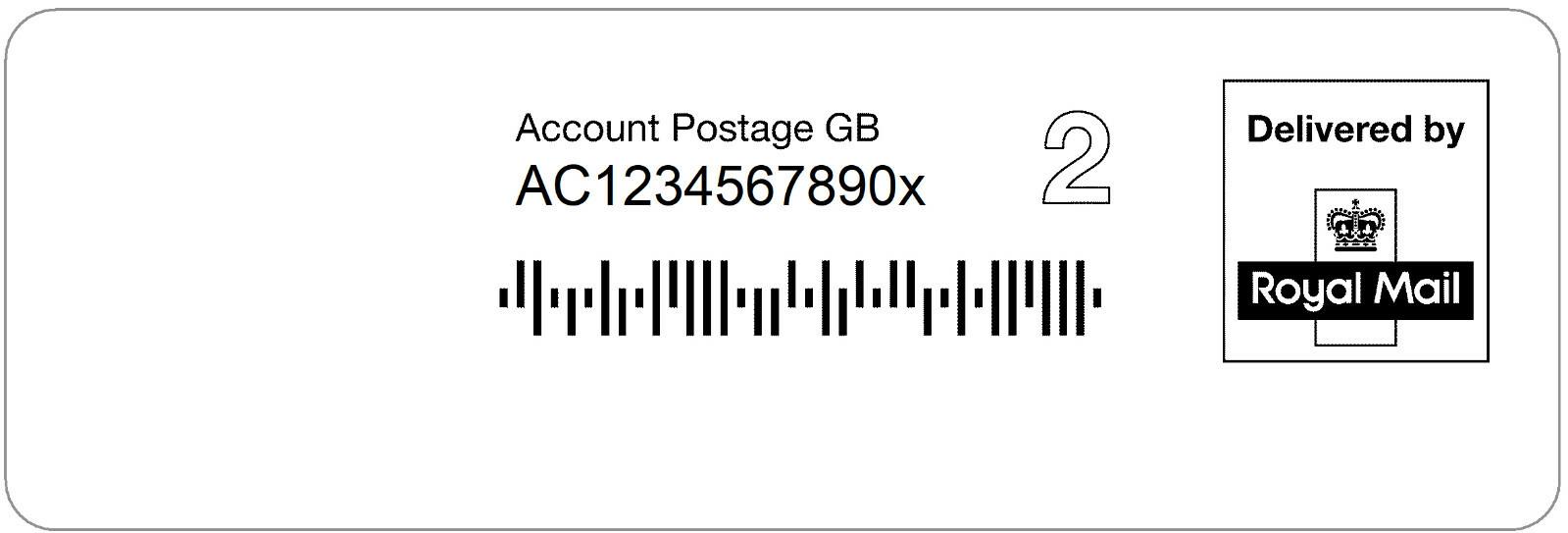 1000 Royal Mail Pre-Printed 1st or 2nd Class Barcode PPI Labels A4 ...