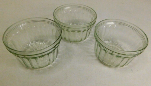Kerr 1968 Jelly Jam Jars No Lids Ribbed 112 Clear Glass Angel Crown Lot ...