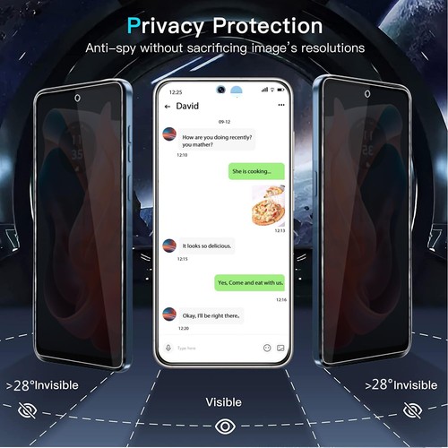 [2-Pack XREAL Beam Pro Privacy Tempered Glass Screen Wireless Phone ...