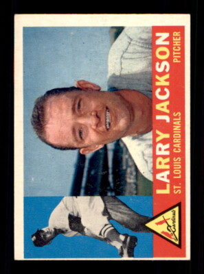 1960 Topps #492 Larry Jackson - Crease Free | eBay