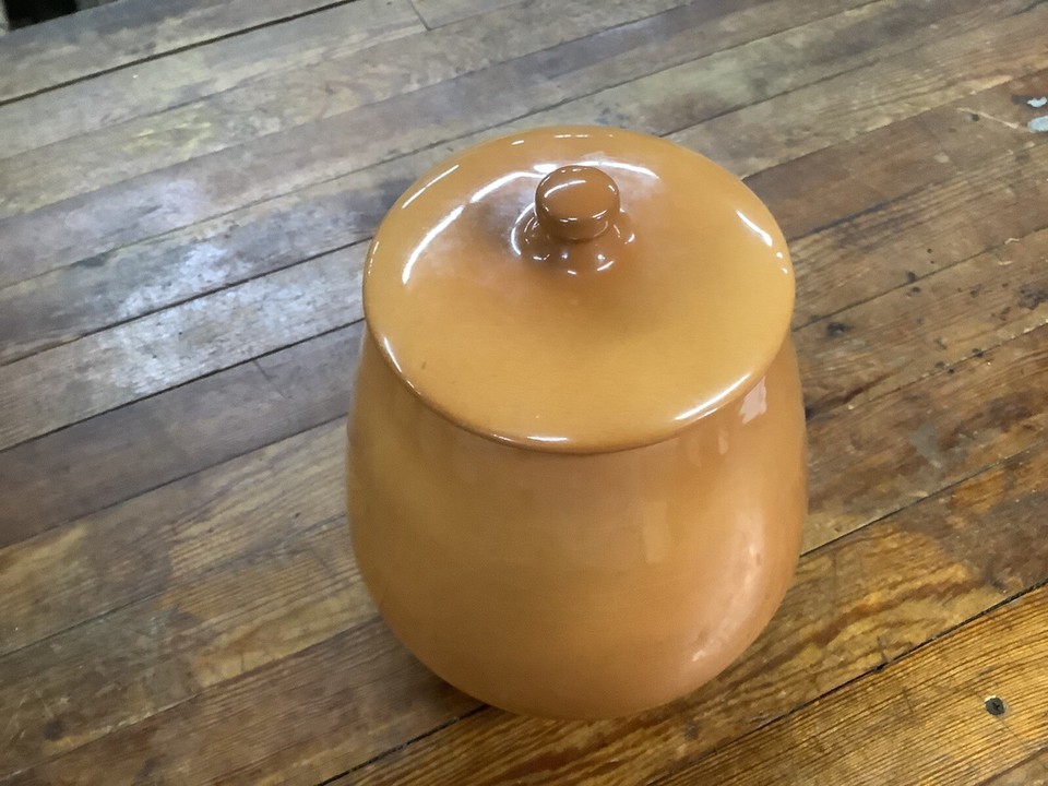 Roseville Pottery Raymor 1953 Cookie Jar Sienna #20 Mid Century Modern ...