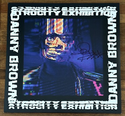 Danny Brown ‎Atrocity Exhibition Signed Autographed VINYL 2x LP Record ...