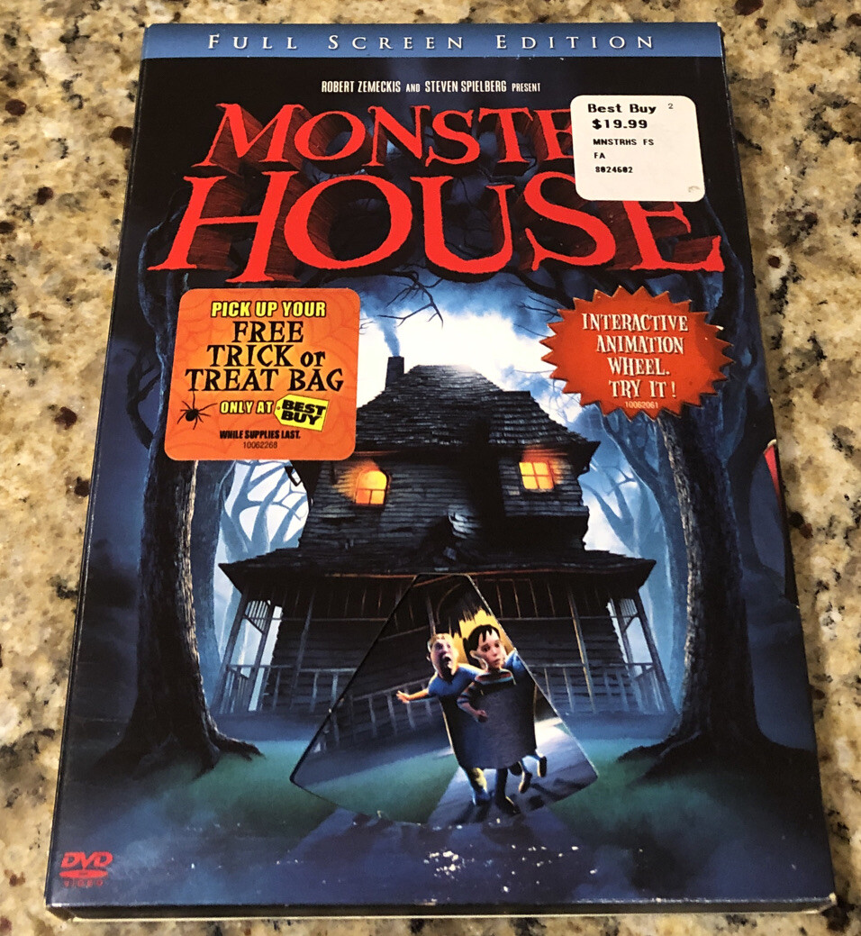 Monster House KIDS DVD COMPLETE WITH CASE & COVER ARTWORK. 43396157705 ...