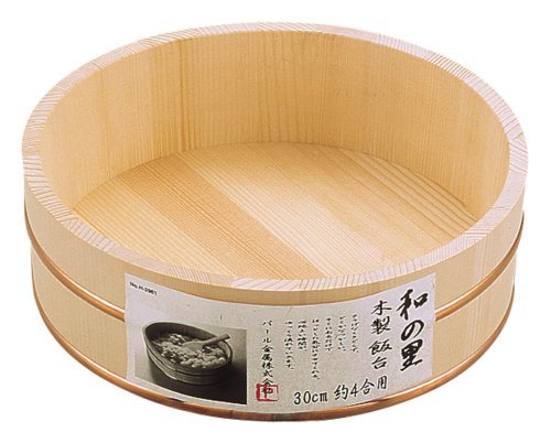 Pearl C-2961 Wooden Japanese Cypress Hangiri Sushi Oke Rice Tub New ...