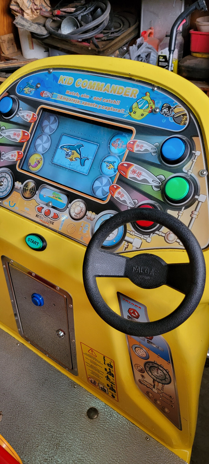 FALGAS Deep Explorer Submarine Coin Operated Kiddie Ride | eBay