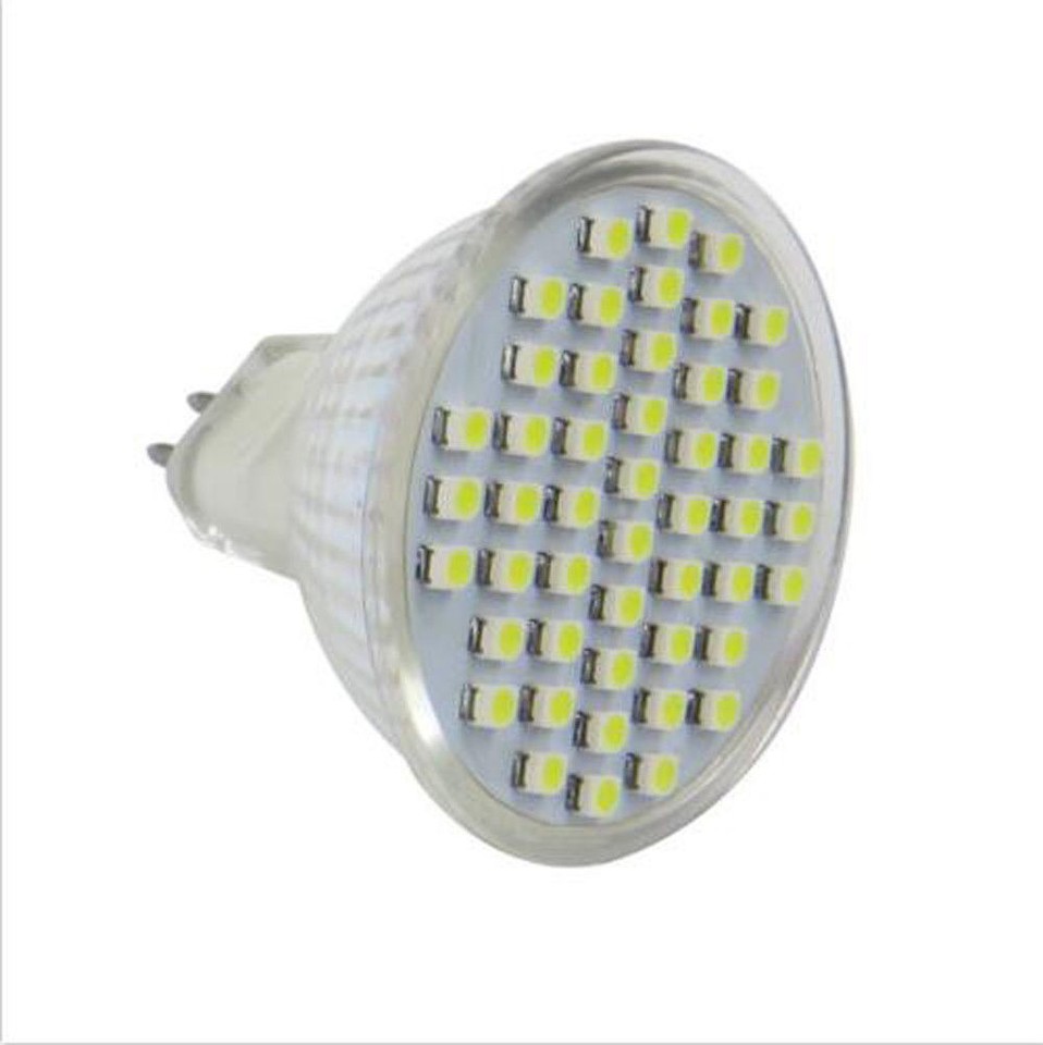 MR16 G5.3 GX5.3 LED Bulb AC/DC 12-24V 48-3528SMD LED Spotlight Ceiling ...