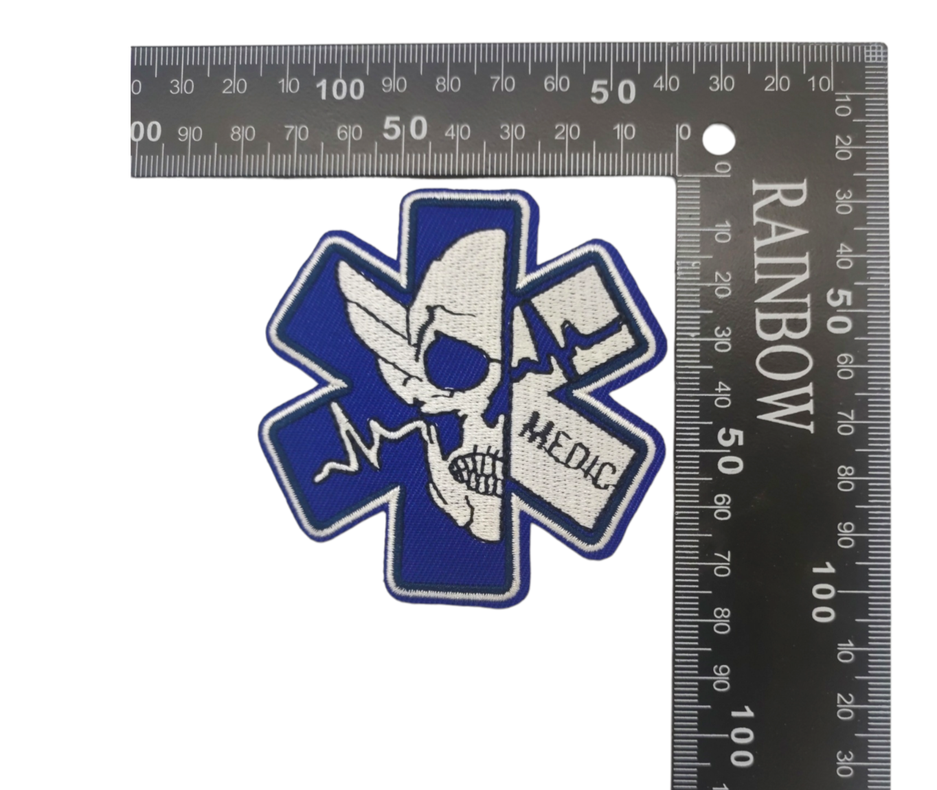 Medic Military Medical Patch Skull Iron-on Iron-on Clothing Shield | eBay