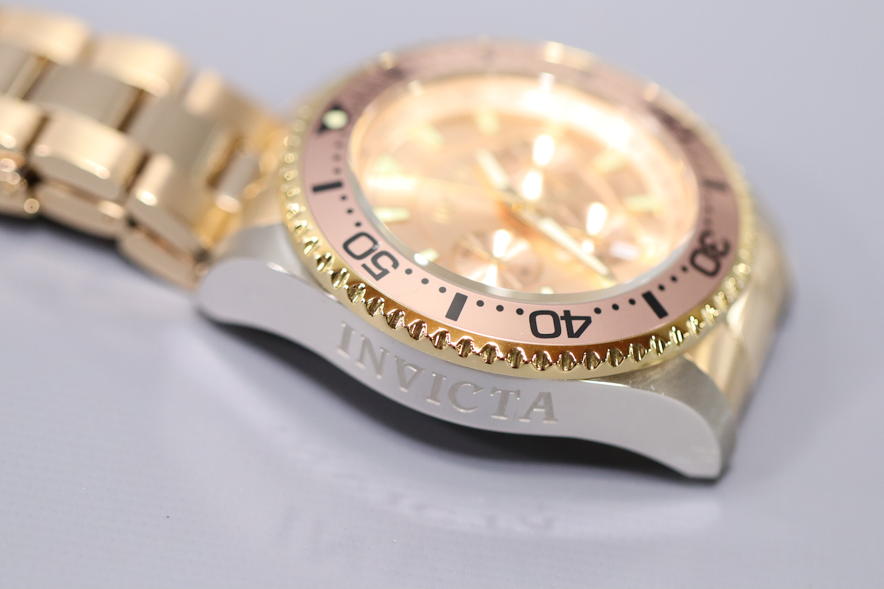 Invicta Men's Pro Diver Quartz Chrono 200m Two Tone Stainless Steel ...