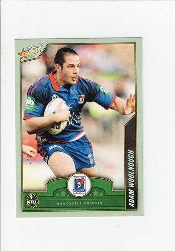 2006 Select NRL Accolade Rugby League Adam Woolnough #72 (Newcastle ...