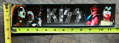 KISS Promo Display Movie Theatre Cobo 1976 Concert Sign 11" Vintage ...