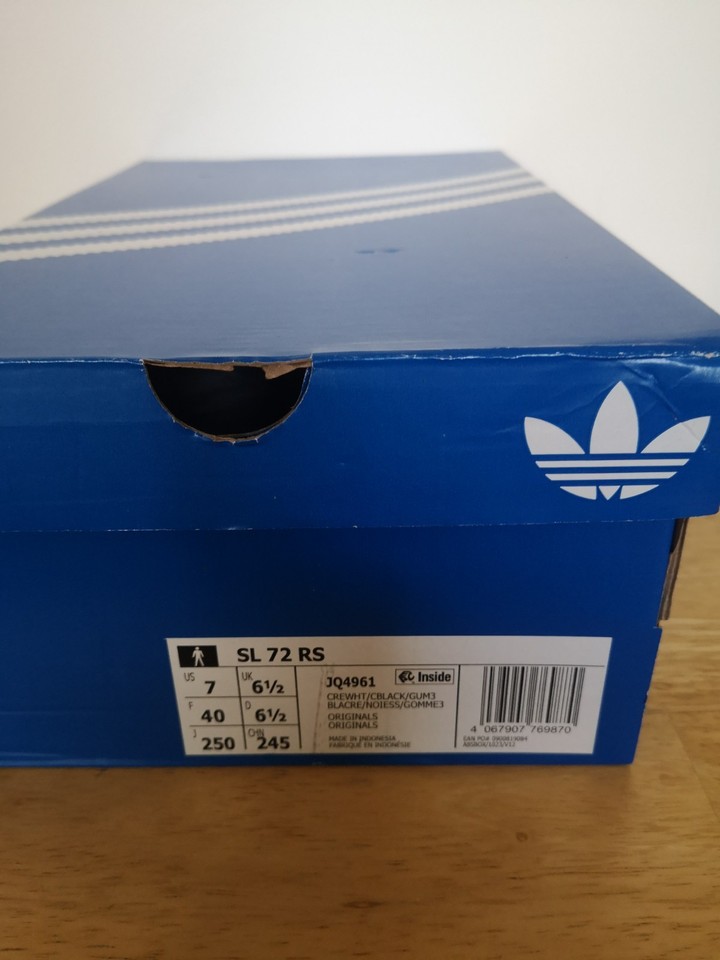 Adidas Empty Shoe Box And Tissue Paper For Size UK 6. 5 | eBay UK