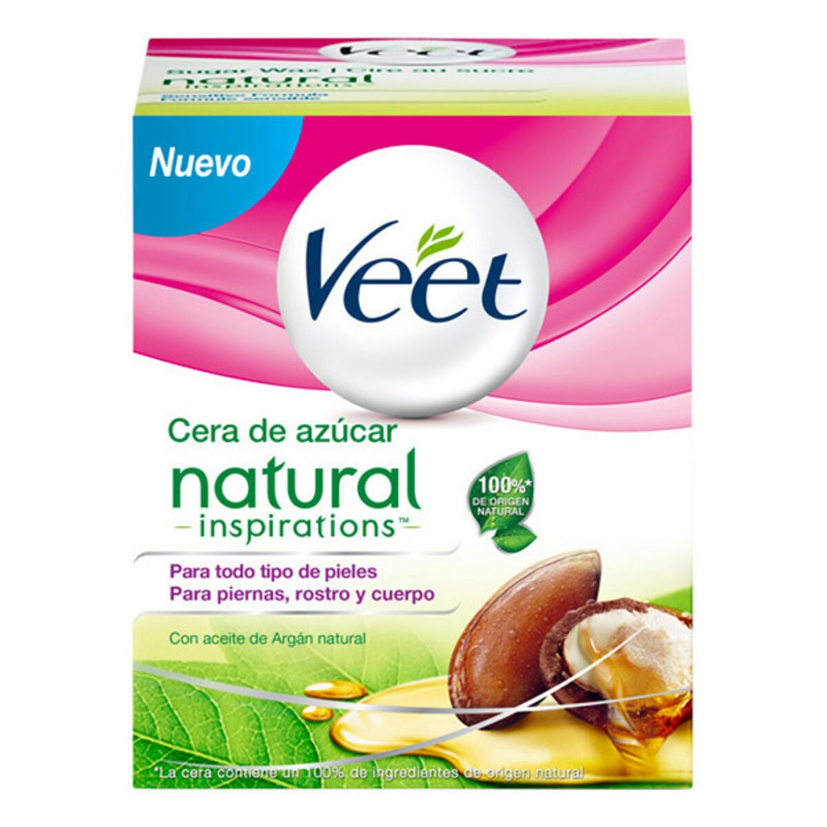 Crème Épilatoire Corporelle Veet Cera Tibia Natural 250 ml Huile d ...