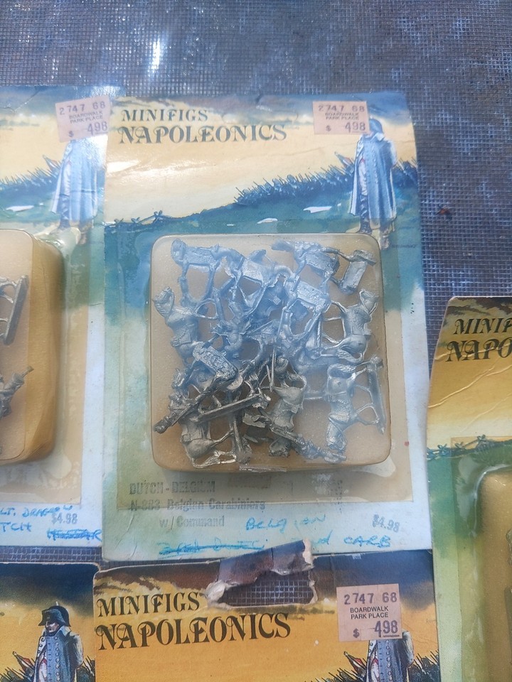 15mm Napoleonic miniatures - 10 packs of Minifigs' Dutch Belgians -free ...