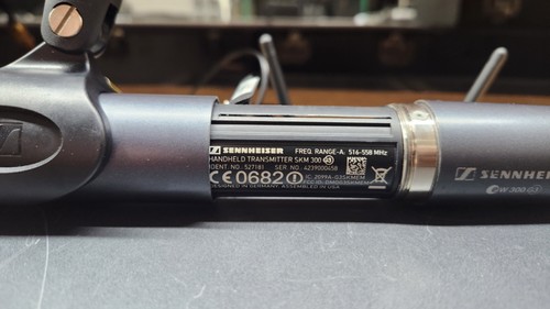 Sennheiser EW 300 G3 Wireless Mic System w/ SKM 300 A-Range (516-558MHz ...
