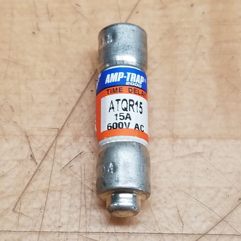 Amp-Trap ATQR15, 15 Amp Fuse,600 VAC 300VDC Current Limiting - USED | eBay